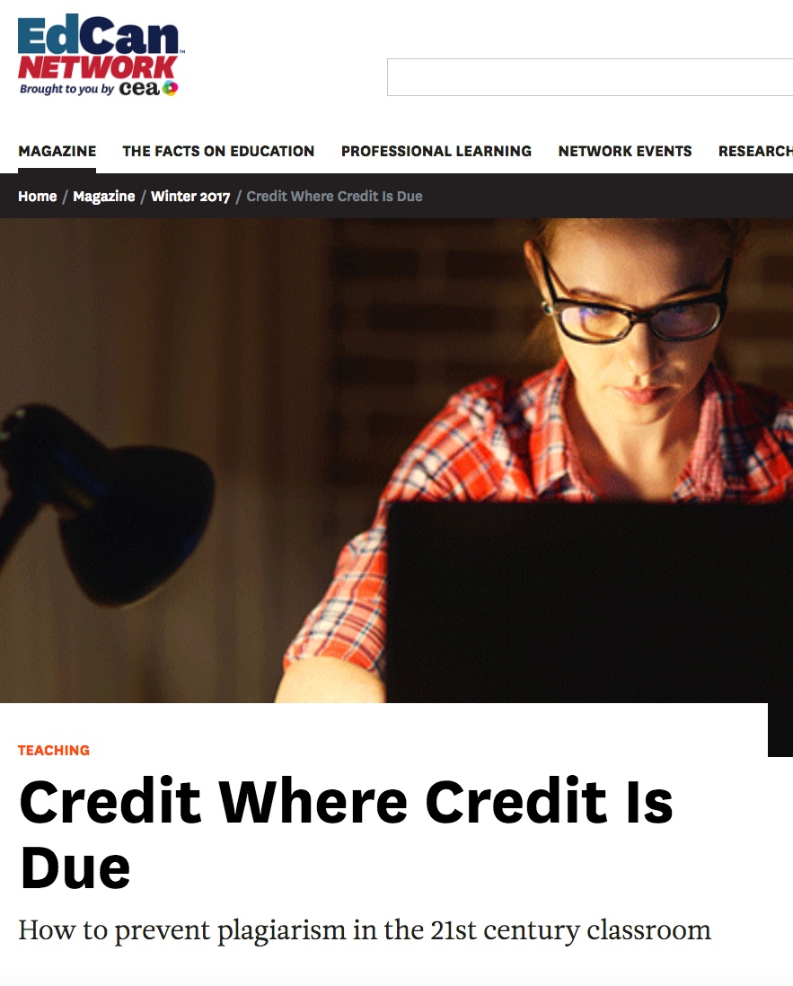 New article: “Credit where credit is due” | Learning, Teaching and ...